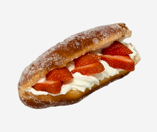 Strawberry Chantilly Cream Beignet – Mithi Bread